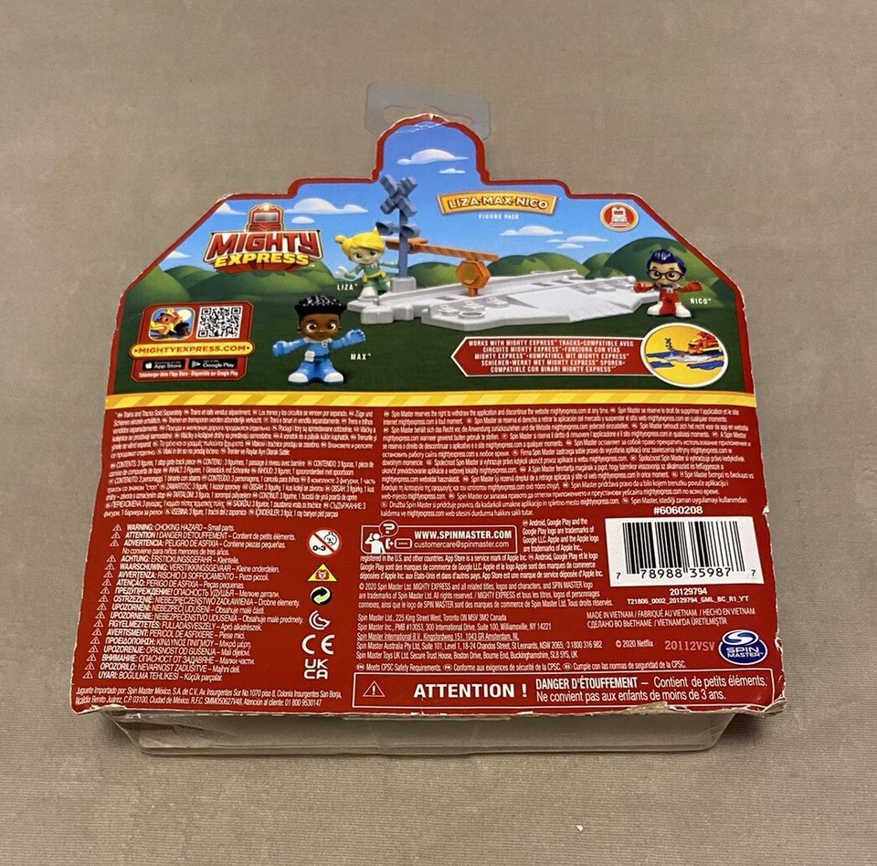 MIGHTY EXPRESS Figures LIZA MAX NICO Netflix 3 FIGURE PACK Brand New ...