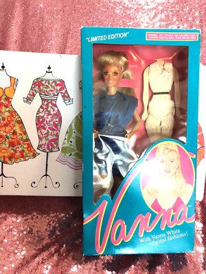 1990 VANNA WHITE DOLL LIMITED EDITION Home Shopping Club #011 NRFB | eBay