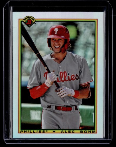 2020 Bowman Chrome Alec Bohm Philadelphia Phillies #90B-AB | eBay