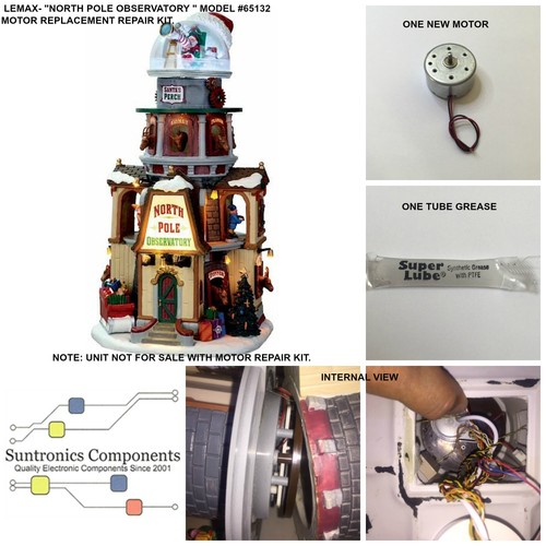 Lemax North Pole Oberservatory model# 65132- replacement motor parts ...