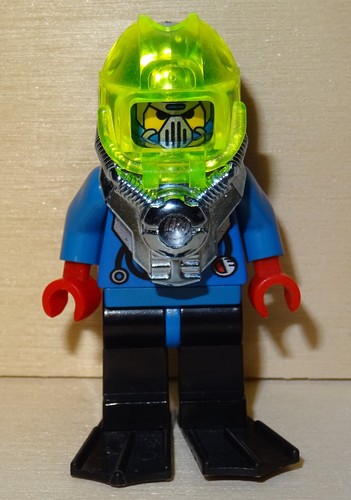 G3146 Lego aqu031 Minifig Aquazone Hydronauts Captain Hank Hydro mit ...