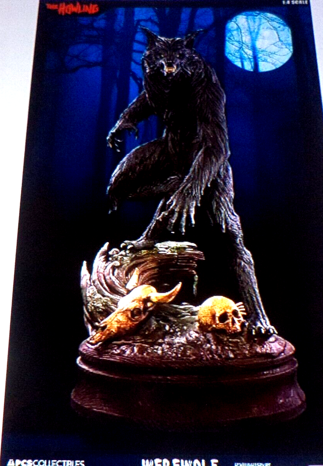 The Howling sideshow 1/4 Scale Deluxe Werewolf Statue Rare | eBay