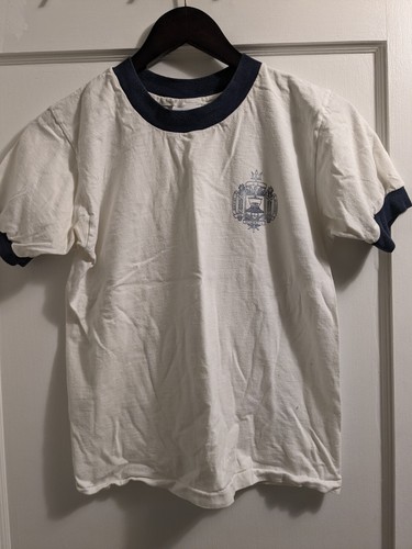 US Naval Academy USNA Physical Training PT Tee Shirt Blue Rim Crest ...