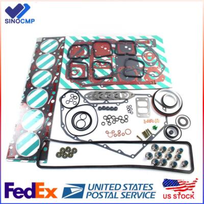 6B 6BT 6BTA Overhaul Gasket Kit For Cummins 89-98 Dodge Ram Pickup 5.9L ...