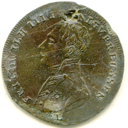 Prussia Frid. III Jetton copper c 1830 lotoct3298 | eBay