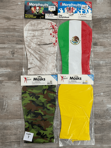 Morphsuits Set of 4 Halloween Morph Masks Lot 7 | eBay