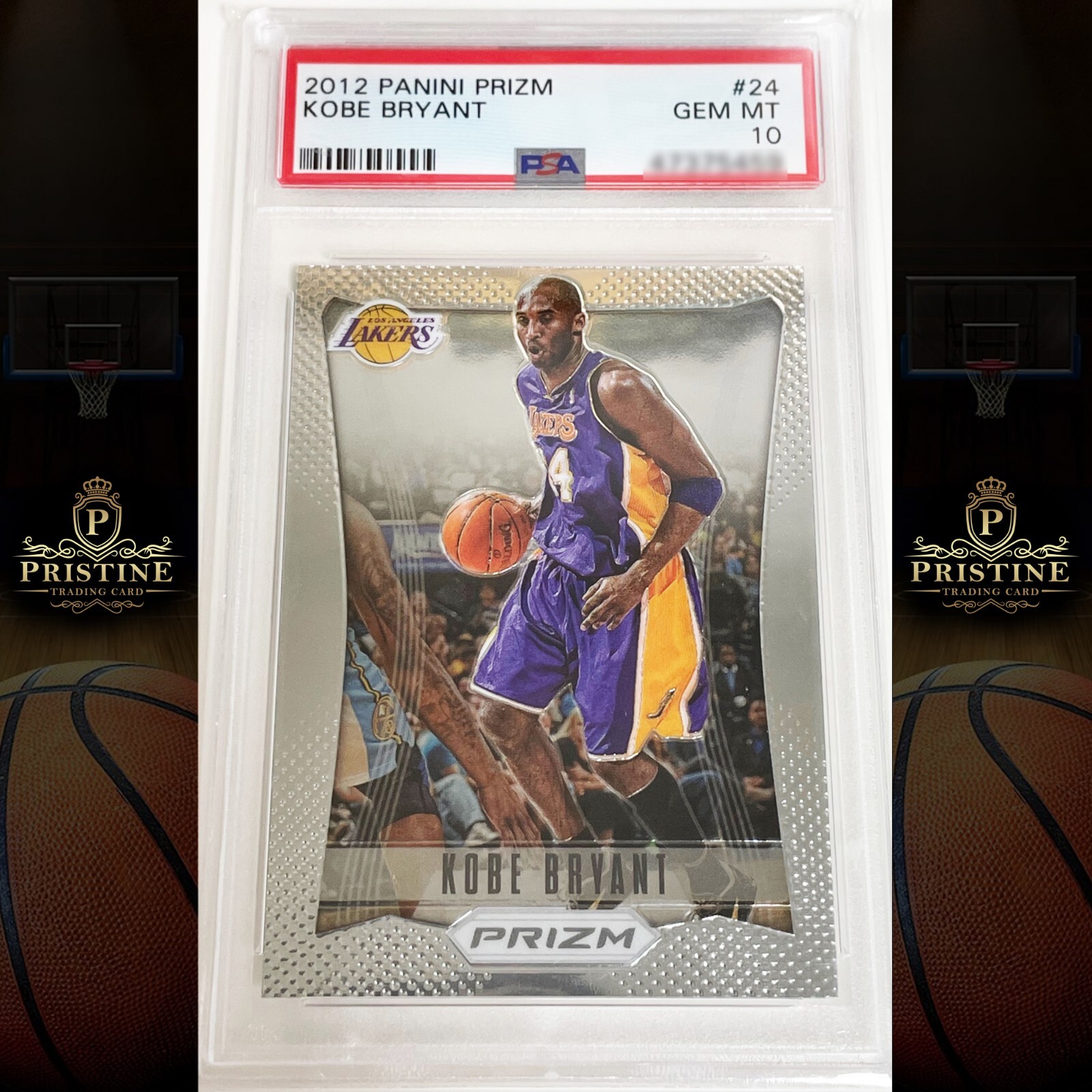 【PSA10 GEM MINT】Kobe Bryant 2012-13 Panini Prizm Base レギュラーカード #24 初年度 ...