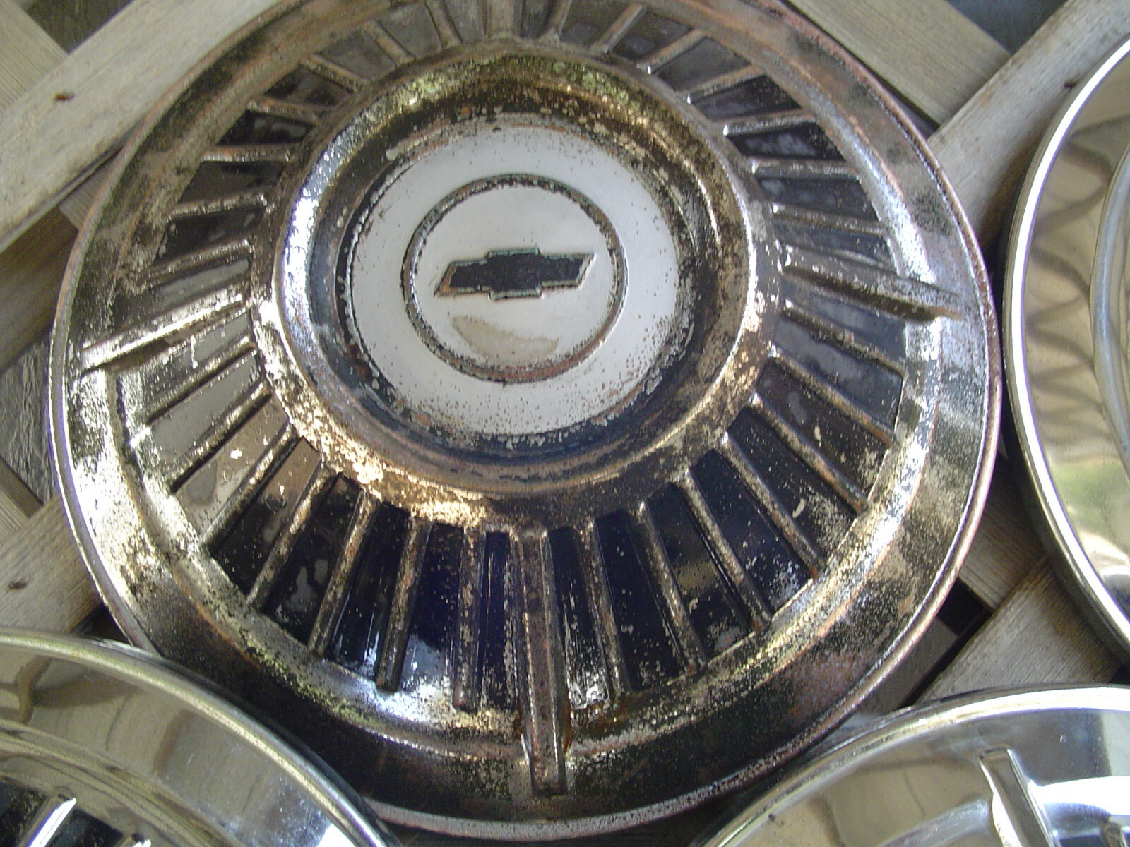 1963 63 Chevrolet Impala Bel Air Nomad Wheel Covers Hubcaps Center Caps ...