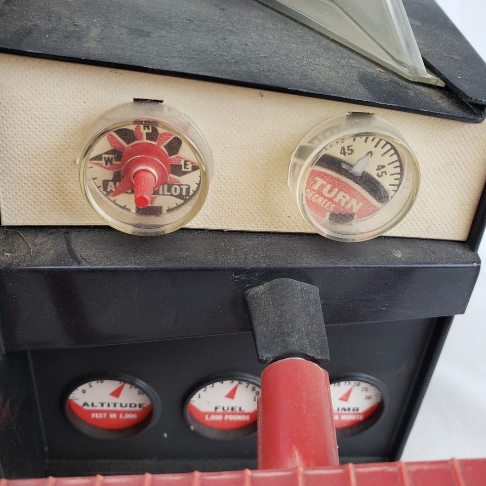 Rare Vintage Remco Industries Flying Fox Plane Controller Toy Jet Prop ...