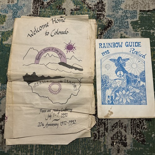 Rainbow Guide 1992 Revised Hippy Book Rainbow Gathering History ...