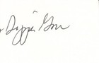 Tipper Gore (former Second Lady) autograph autographed signed auto cut ...