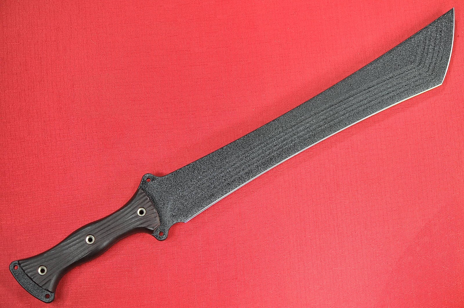 Busse Hognose War Sword Battle Grade .265" Black Crinkle Blade, Maroon ...