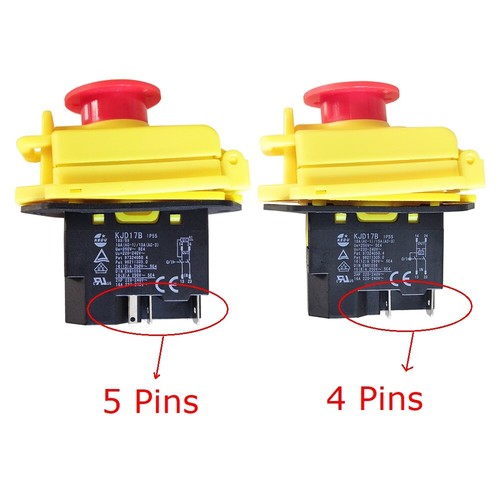 KEDU KJD17B Electromagnetic Switches Emergency Stop Pushbutton Switch ...