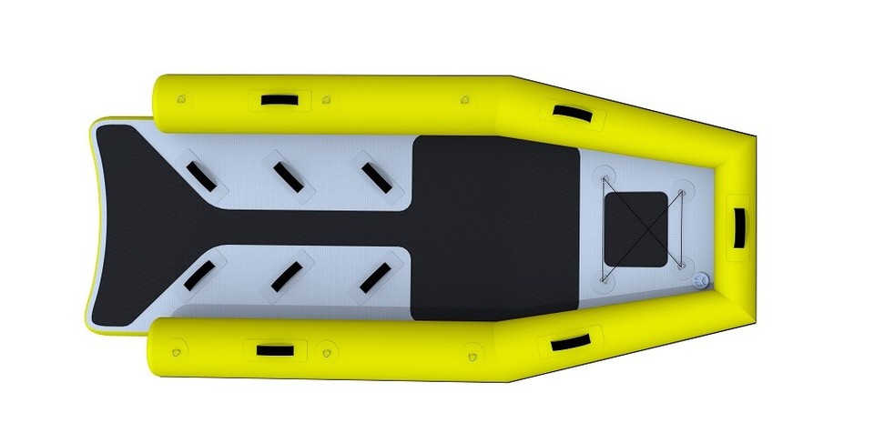 3 Person Inflatable Rescue Sled Jet Ski Rescue Boat For Floodwater ...