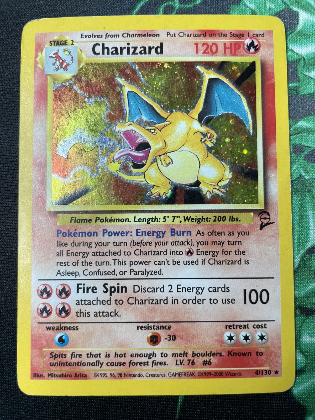 Charizard Holographic Base Set 2 4/130 1999-2000 | eBay