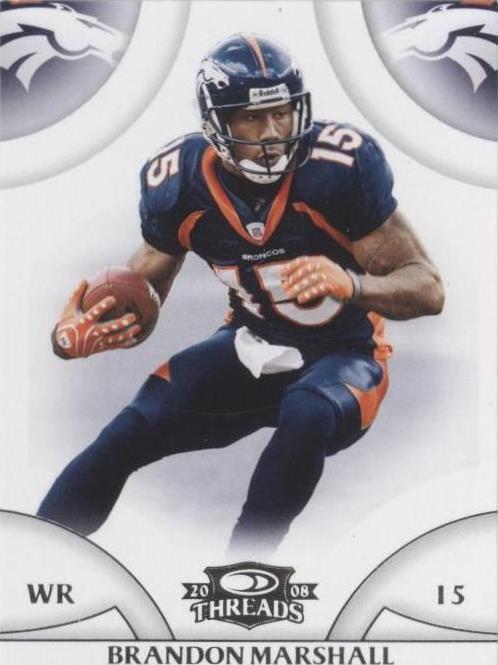 2008 Donruss Threads - Brandon Marshall #39 for sale online | eBay