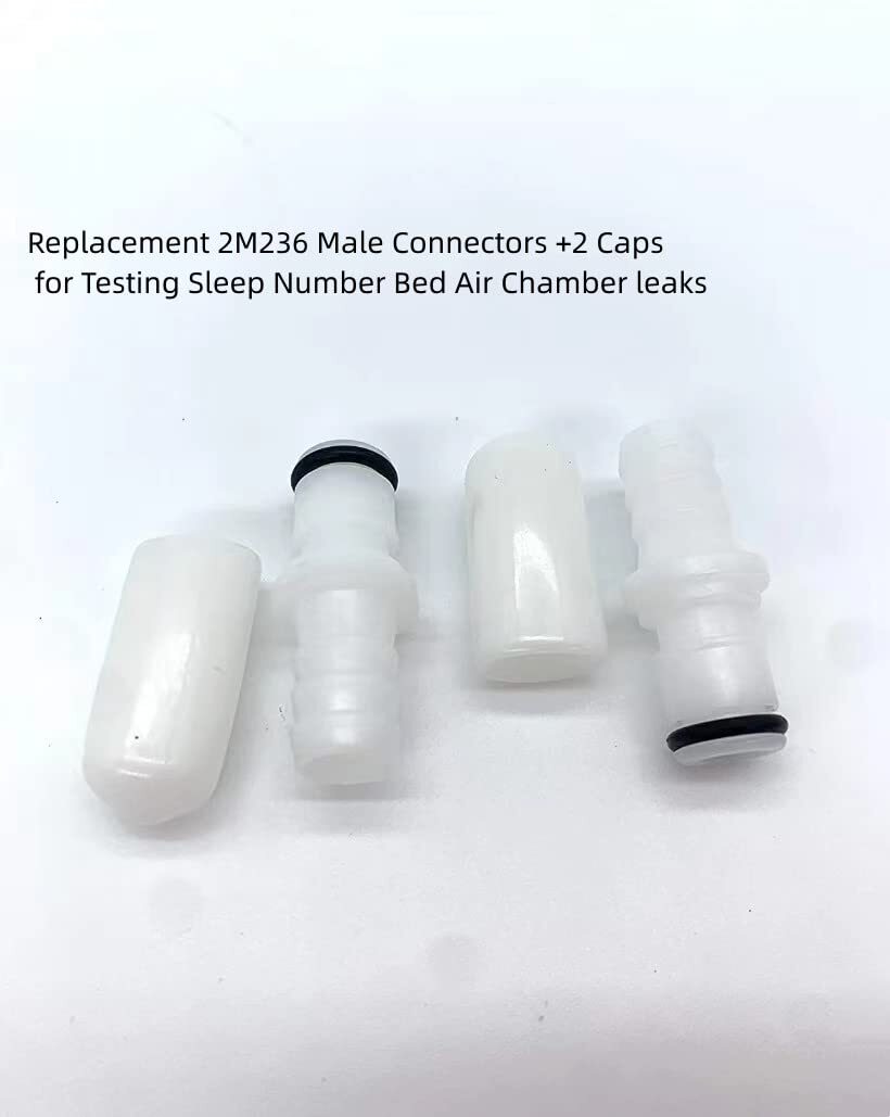 Replace 2 M236 Male Connectors + 2 Caps for Testing Sleep Number Bed ...