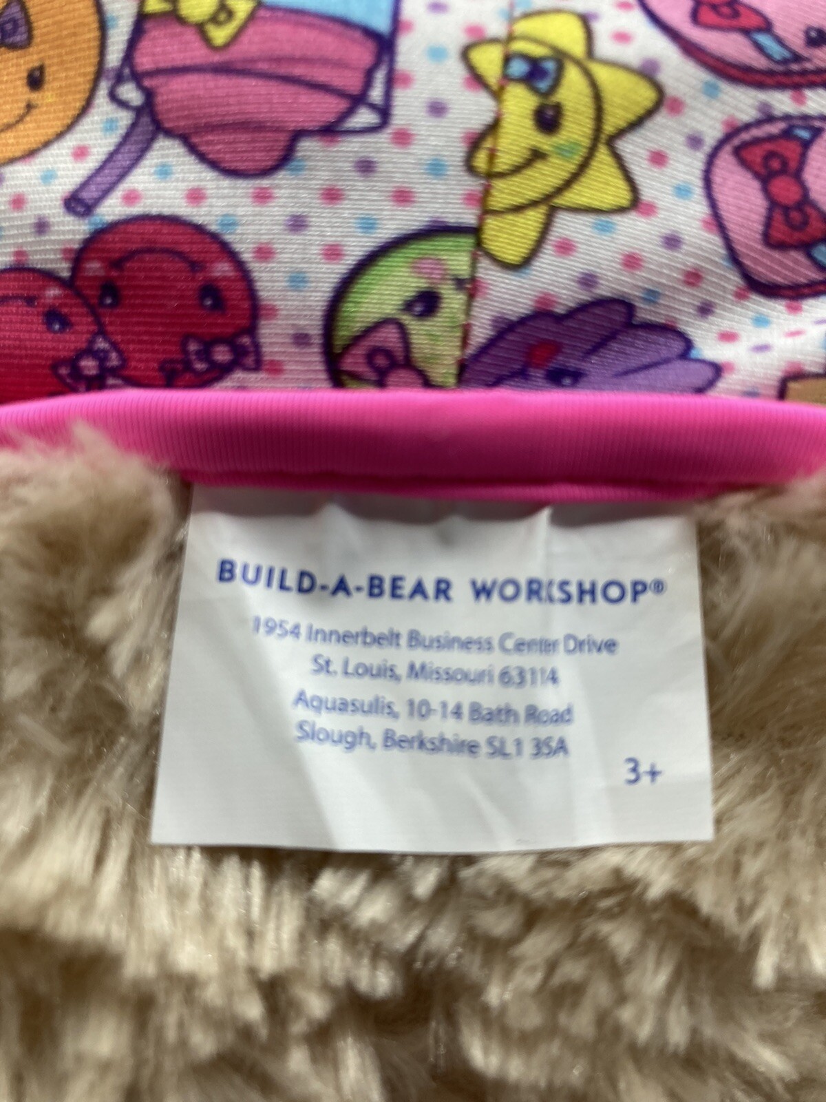 2020 BAB Beige Teddy Bear Swimsuit Summer Embroidered Eyes Plush ...