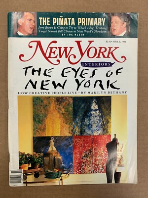 NEW YORK MAGAZINE - The Eyes of New York - April 6, 1992 | eBay