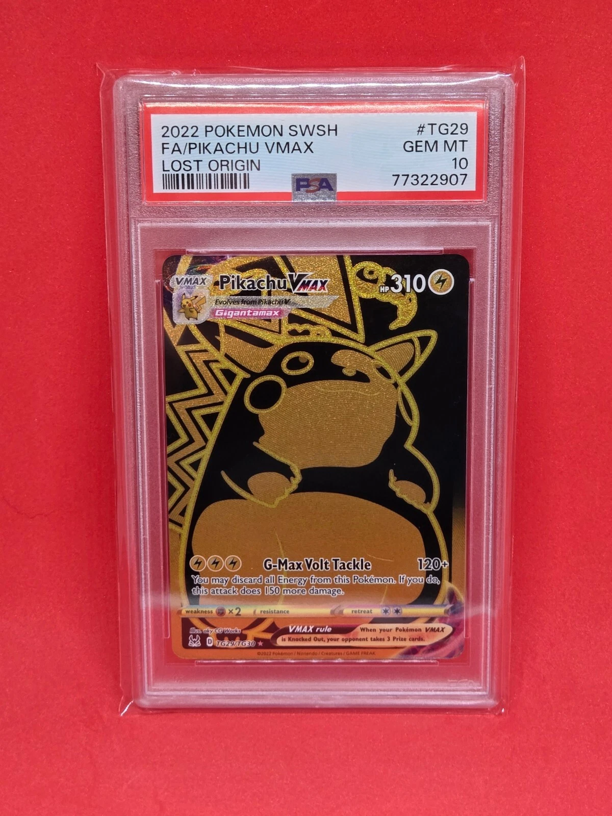 Pikachu VMAX 2022 Sword & Shield: Lost Origin #TG29/TG30 Trainer ...