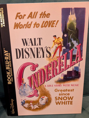 Walt Disney's Cinderella Book & Blu Ray Movie Poster Making Masterpiece ...