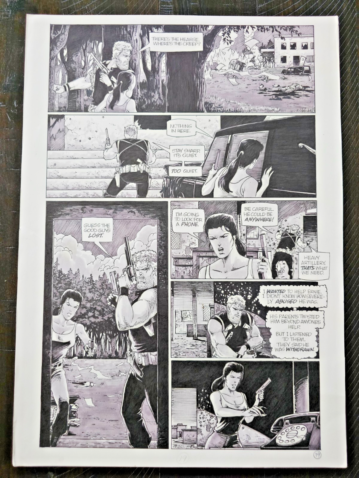 Steven Hughes Evil Ernie Youth Gone Wild #4 Page #19 Original Comic Art ...