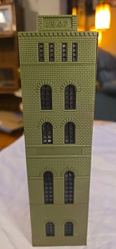 HO Scale Brick Multi Story Tall Brick Building "1902" Fully Assembled ...
