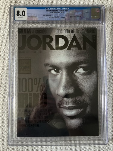SLAM Presents Jordan Black Metal Edition CGC 8.0 (Limited /60) Custom ...