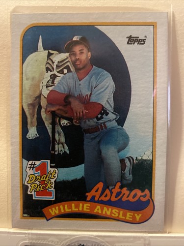 1989 Topps WILLIE ANSLEY Rookie Card RC #607 Astros | eBay