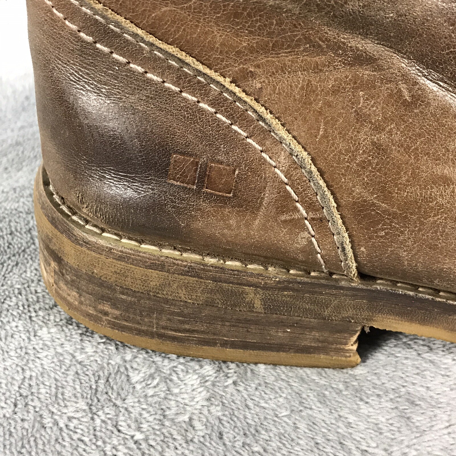 Bed Stu Men's Tan Draco Toast Zone Chukka Lace Up Leather Boots Shoes ...