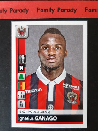 Ignatius Ganago 317 OGC Nice Image Sticker Panini Foot France Ligue 1 ...