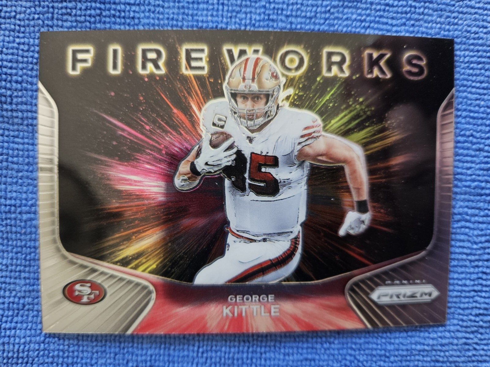 2020 Panini Prizm - Fireworks #10 George Kittle for sale online | eBay