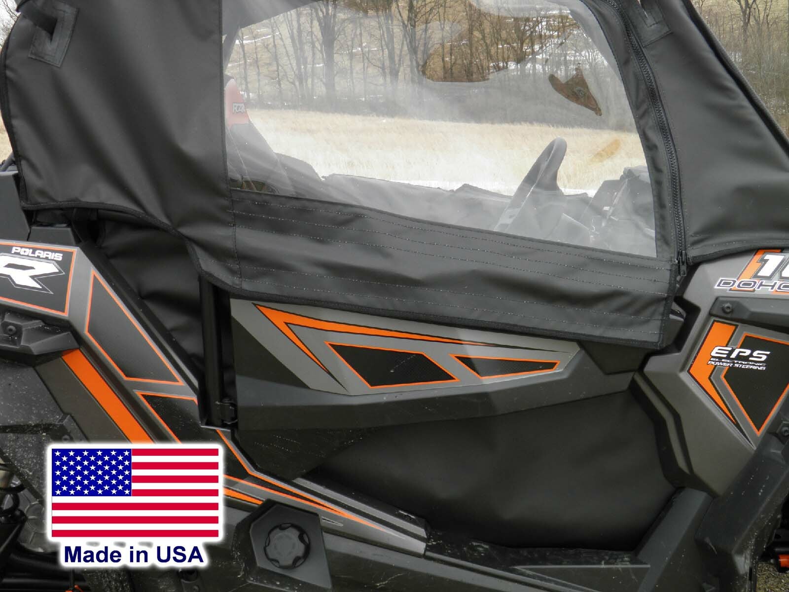 DOORS & REAR WINDOW for Polaris RZR XP Turbo S - Soft Material - Vinyl ...