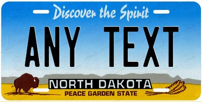 North Dakota 2009 State Personalized License Plate Metal Tag Car ATV ...