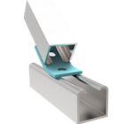 Galvanised Unistrut Angle Brackets Acute Obtuse Shelf Hinged Channel ...