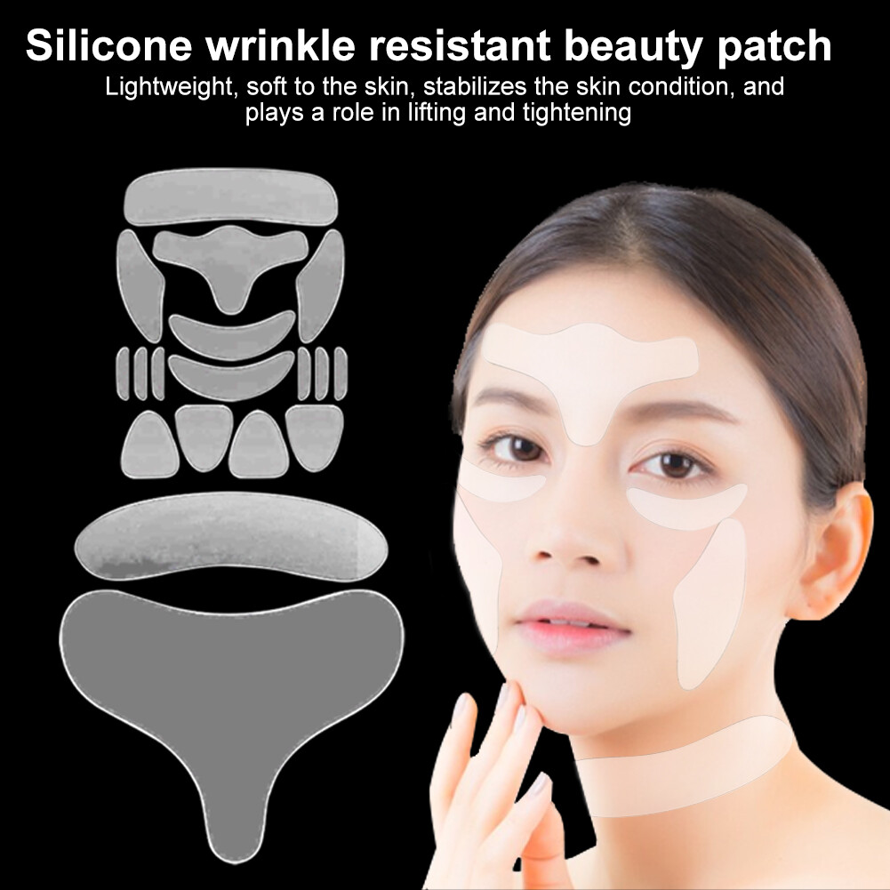 Face Care Comfortable Anti Wrinkle Reusable Silicone Patch Home Easy ...