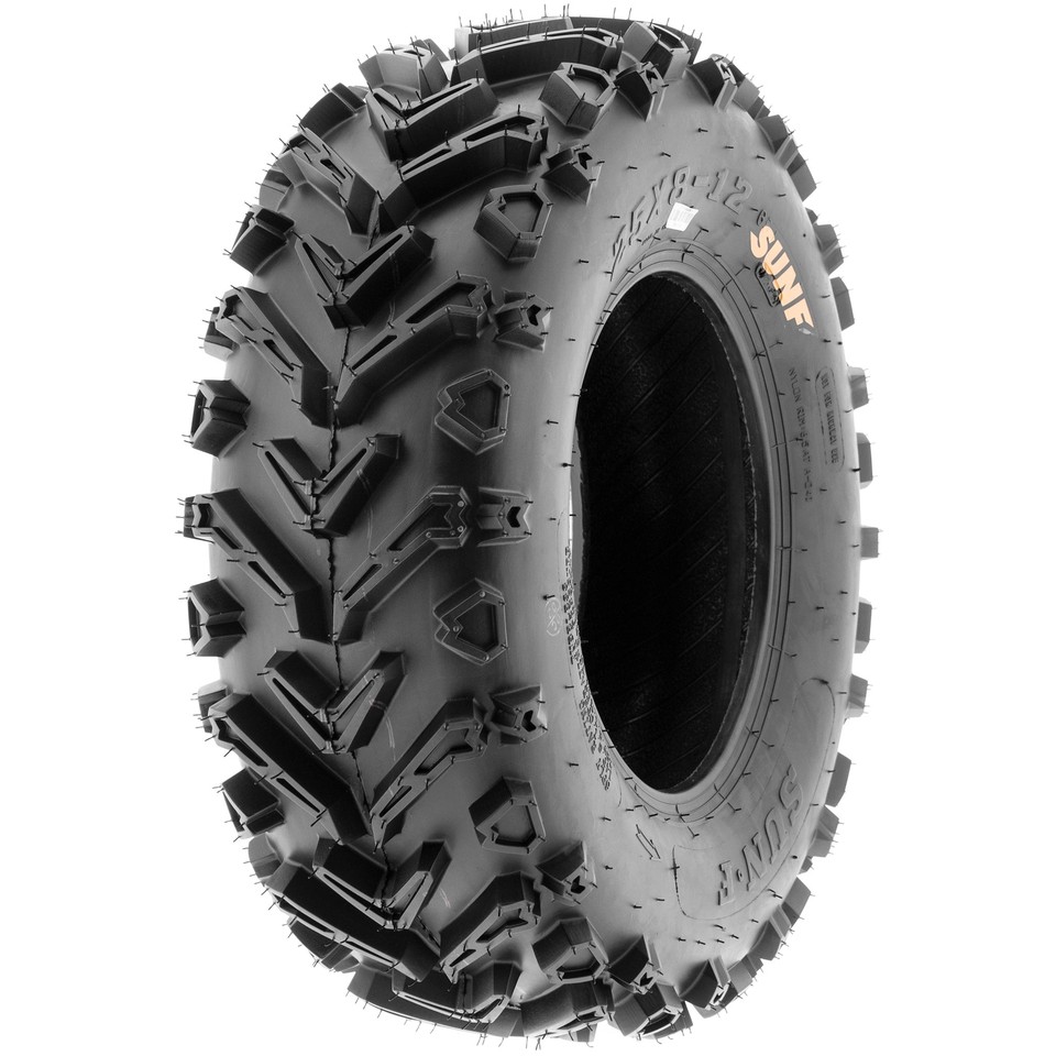 Full Set 4, SunF 25x8-12 25x8x12 & 25x10-12 25x10x12 ATV UTV Tires 6 ...