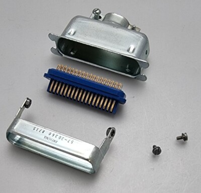 36 WAY CENTRONICS LINE PLUG METAL CASE FOR PARALLEL PRINTER CABLE ETC ...