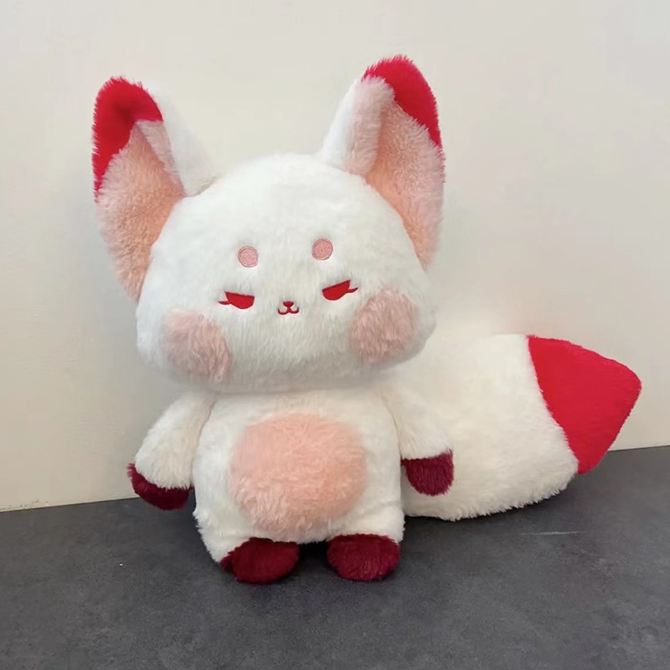 (Length 60cm)Fox Doll Cute Style Soft Plush Material Stuffed Cartoon ...