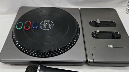 SONY PlayStation 3 PS3 DJ Hero Turntable Bundle W/Game, Dongle ...