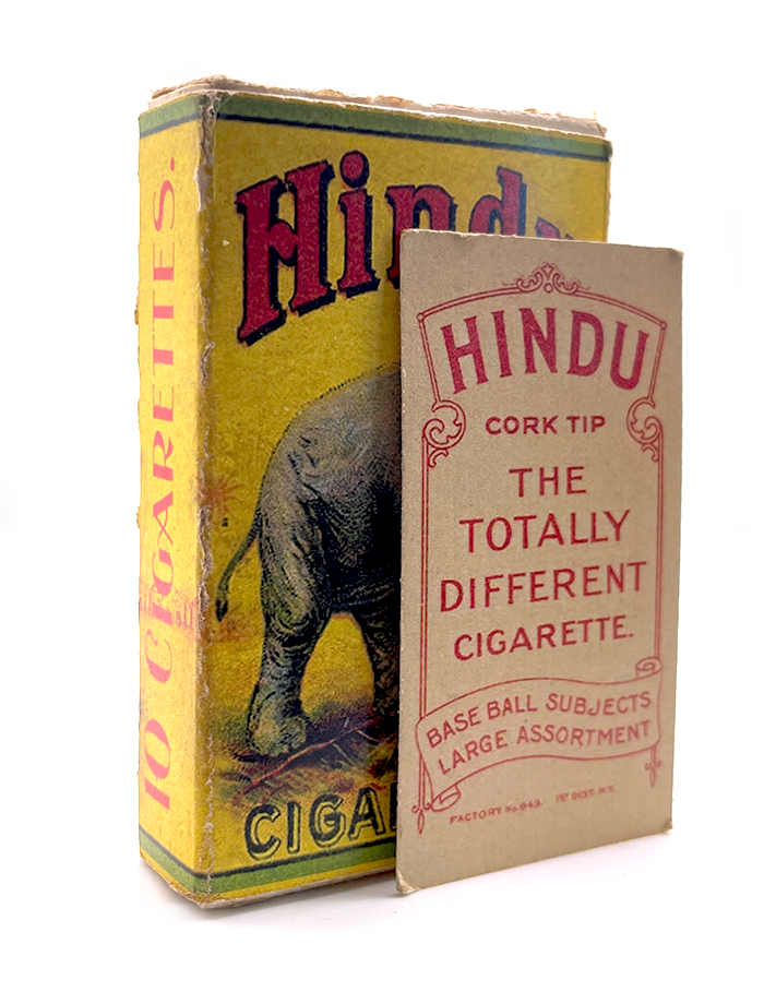 Hindu Cigarette Pack M. Brown Baseball Card T206 Handmade | eBay
