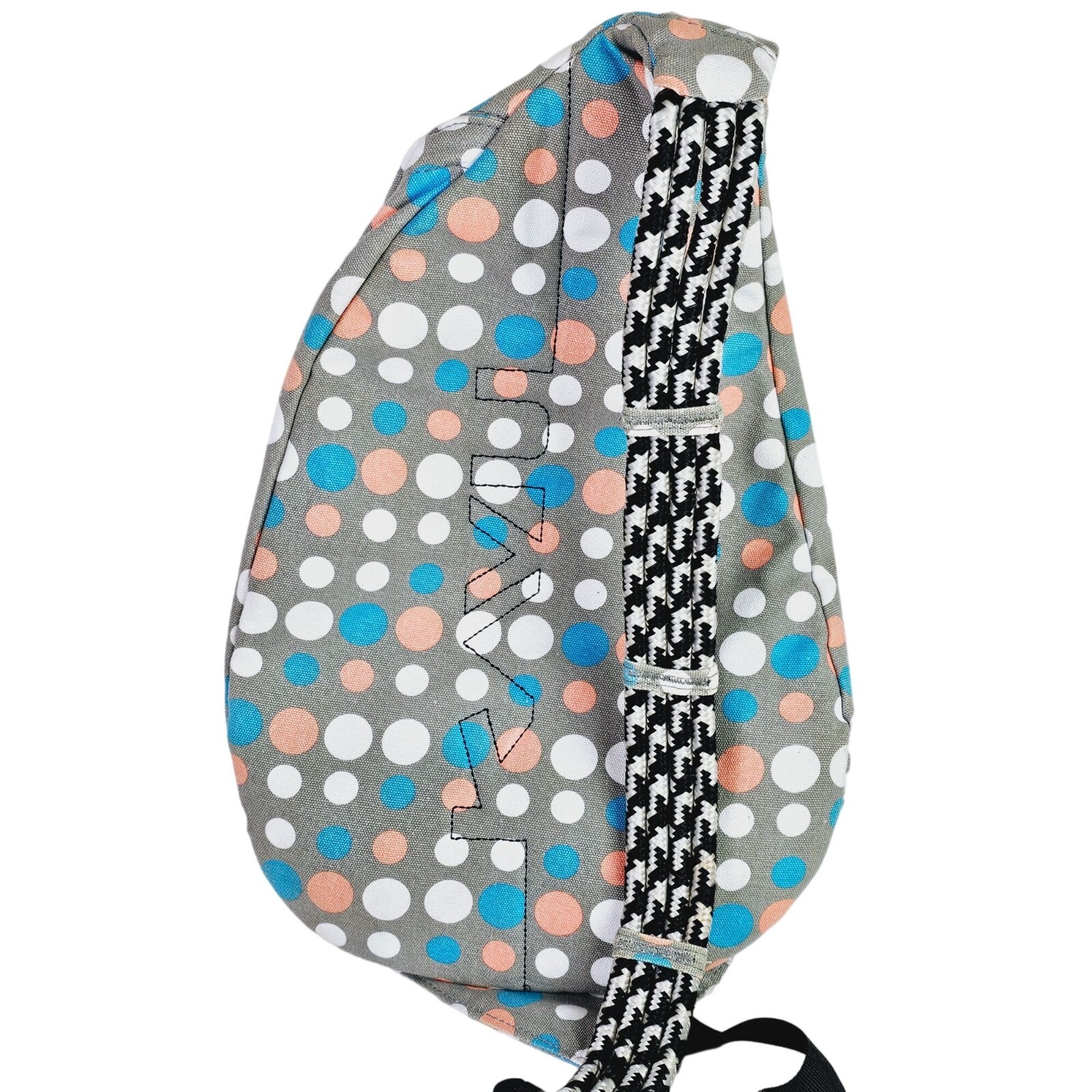 Kavu Rope Sling Bag with Polka Dot Pattern, Multi Pocket, EUC | eBay