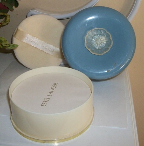 Vtg Estee Lauder Youth Dew Dusting Powder 3 oz. Made in USA Blue Flower ...