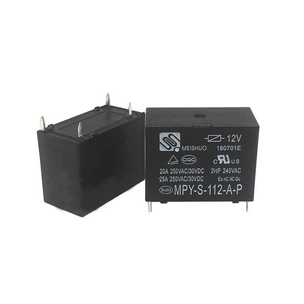 set of 5 Relay MPY-S-112-A-P 12VDC 20A 250VAC 4 Pins good quality | eBay