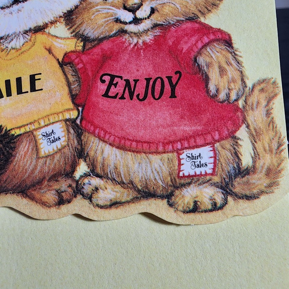 Set Of 8 New Vintage 1980s 1982 Shirt tales Hallmark Cards postlets ...