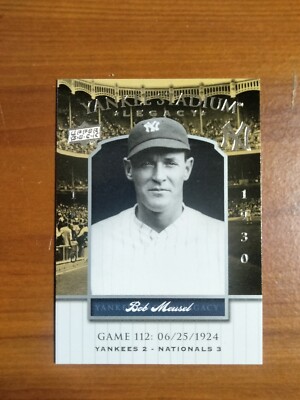 Bob Meusel 2008 Yankee Stadium Legacy Upper Deck #YSL112 | eBay