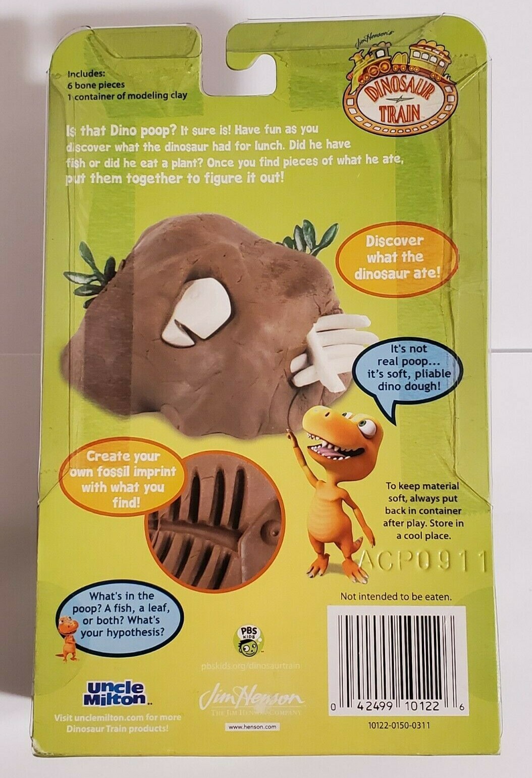 Dino Poop Carnivore Modeling Compound Dinosaur Train Fossil PBS Jim ...