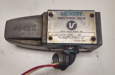 Vickers DG4S4 012A 50 Hydraulic Directional Control Solenoid Valve | eBay