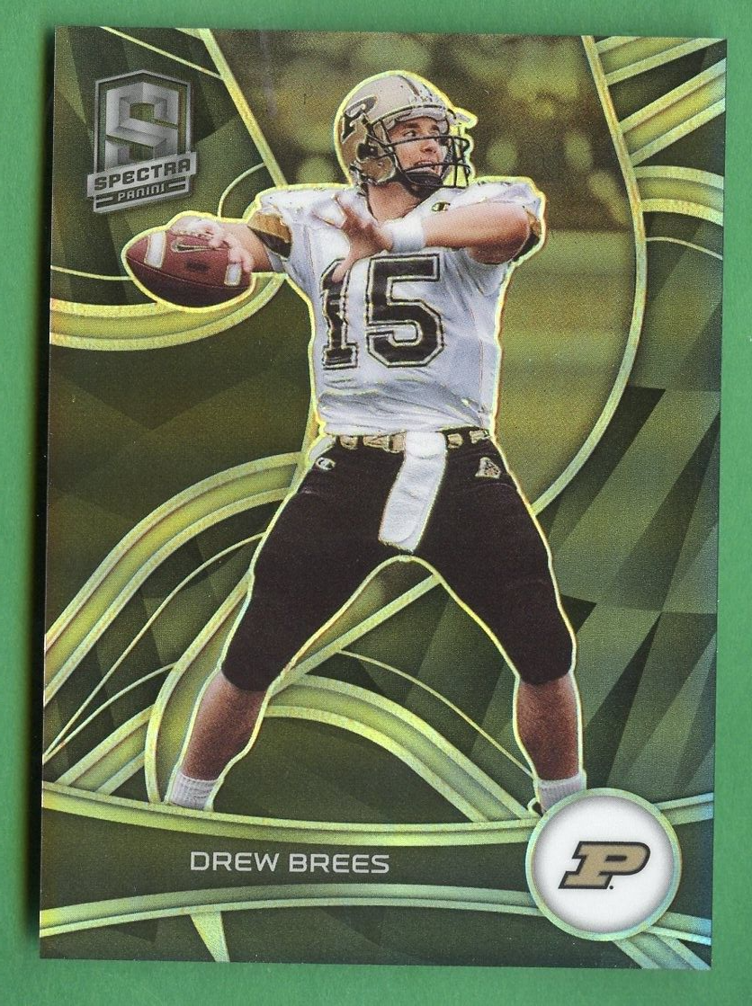 DREW BREES 2023 CHRONICLES DRAFT SPECTRA PURDUE BOILERSMAKERS SAINTS | eBay