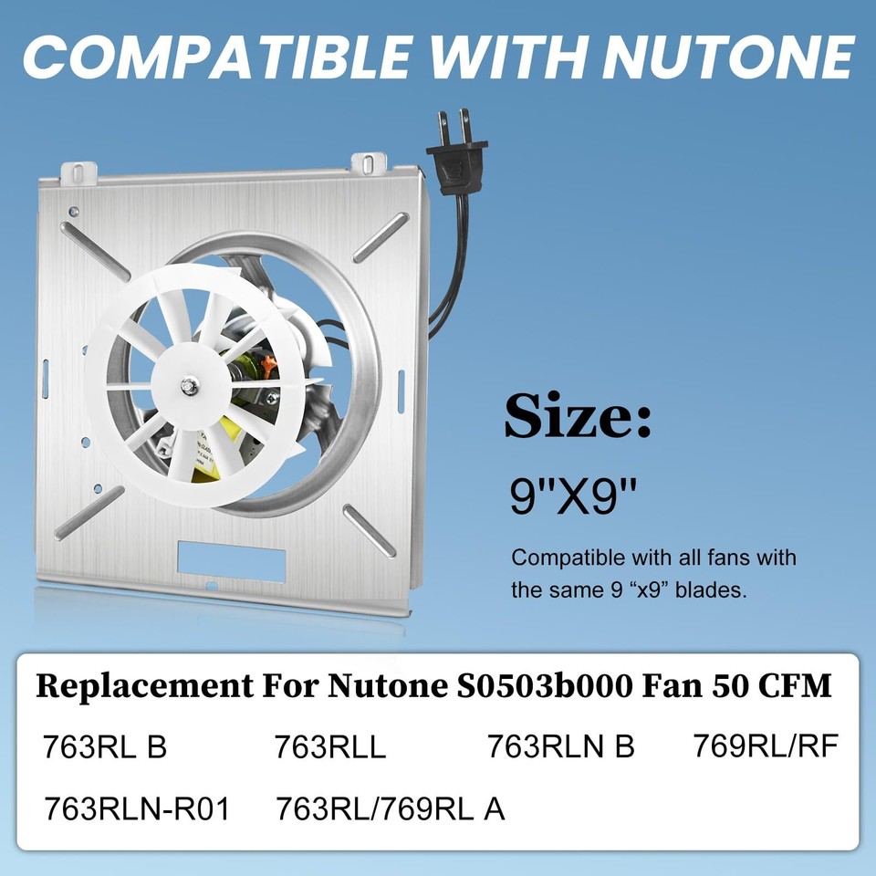 S0503b000 Compatible With Nutone 763rln B Unit 763rl B Unit Bathroom ...